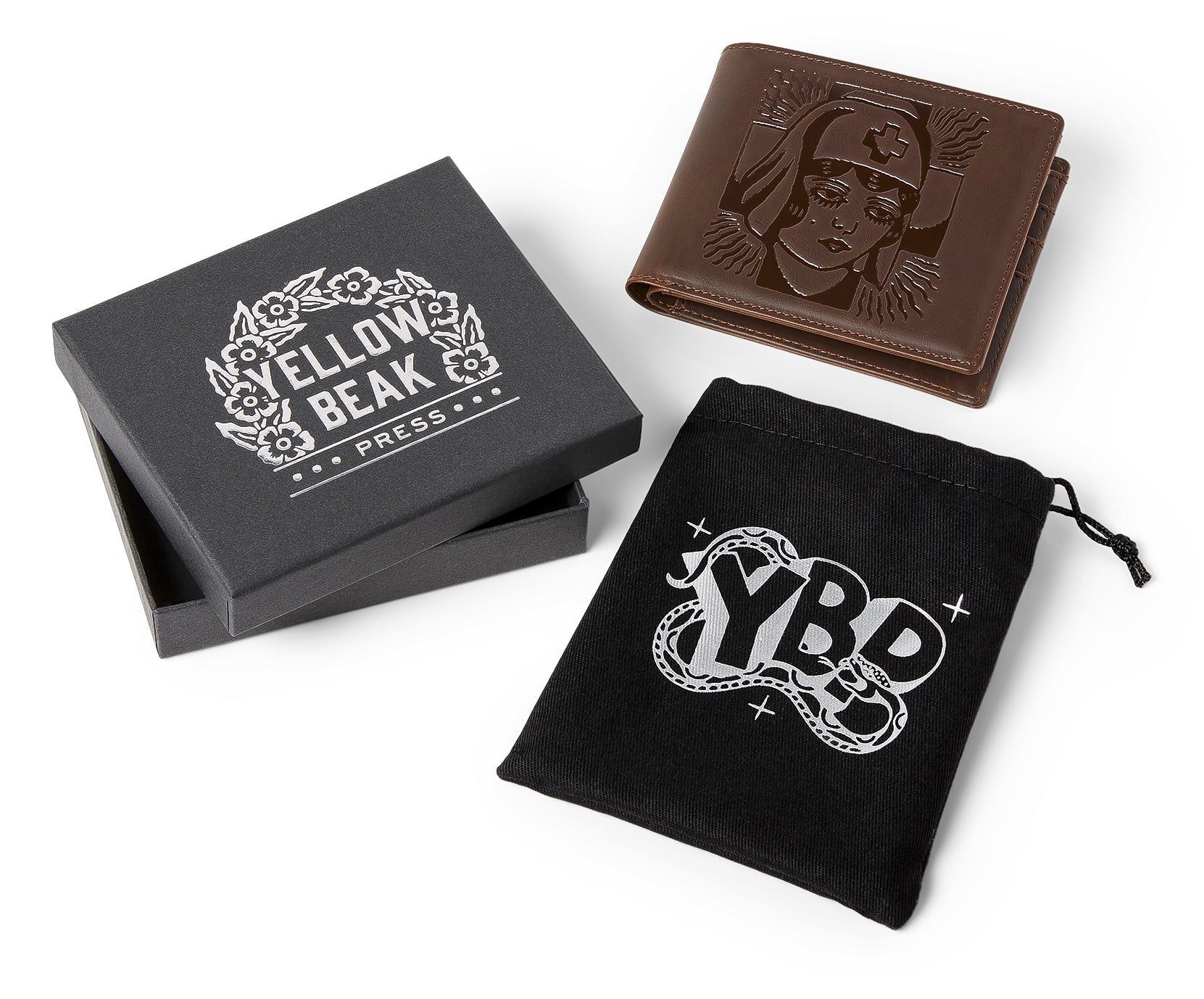 Lady Head Wallet – Yellow Beak Press