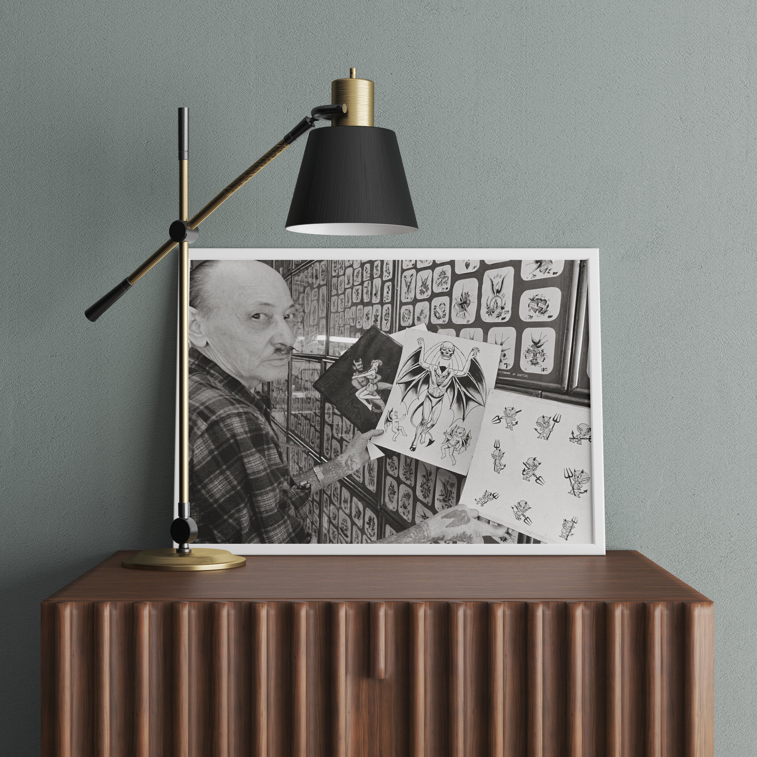 Vintage Gib "Tatts" Thomas Photo Poster Print Set – Yellow Beak Press