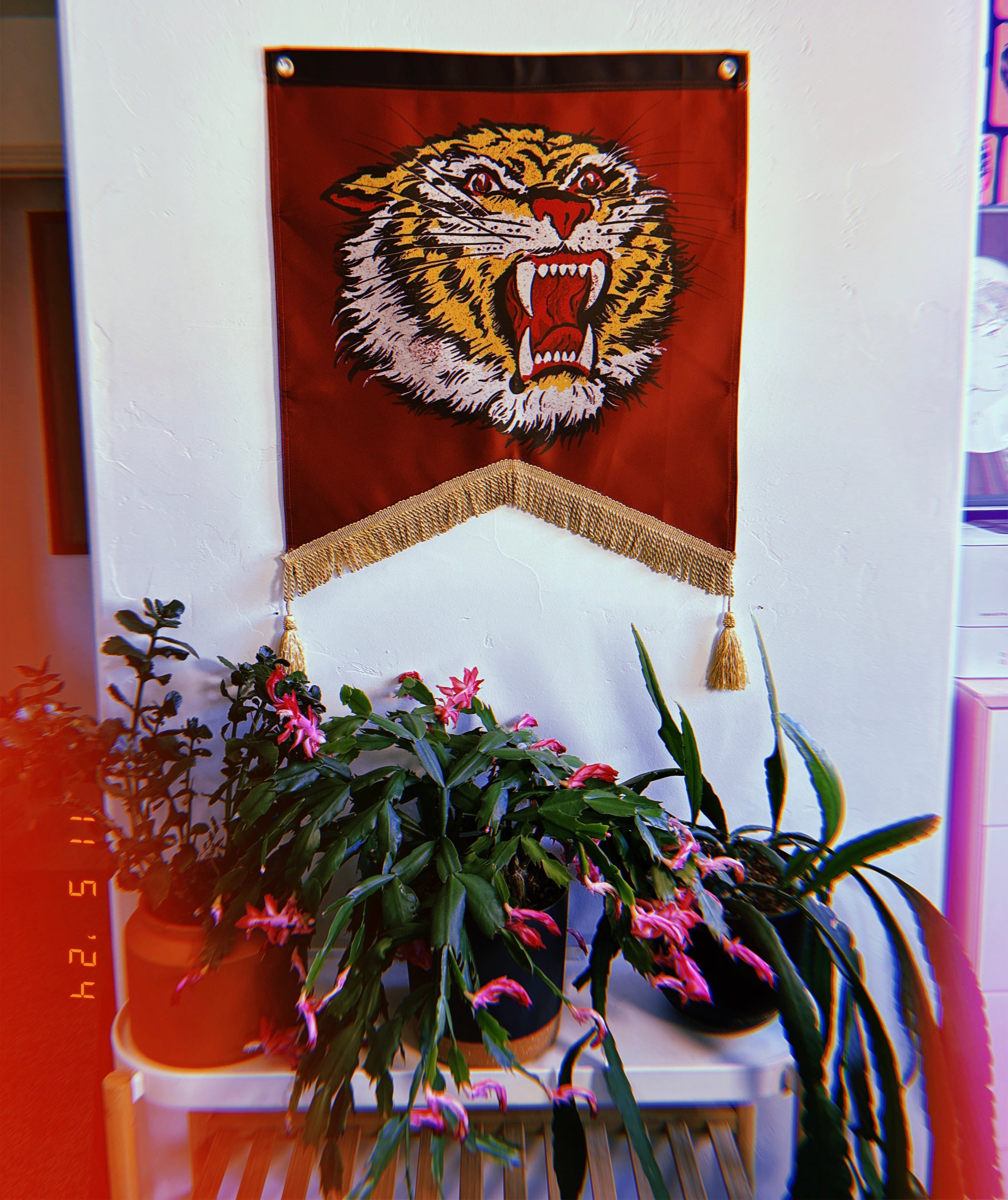 Tiger Head Banner – Yellow Beak Press