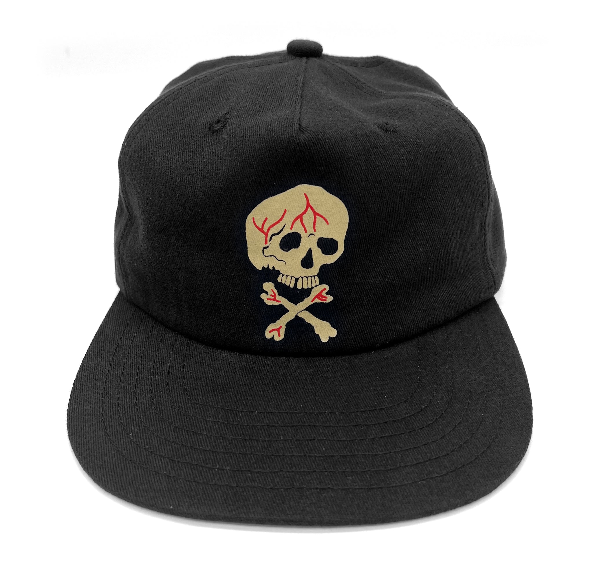 Screen Printed Skull Hat – Yellow Beak Press