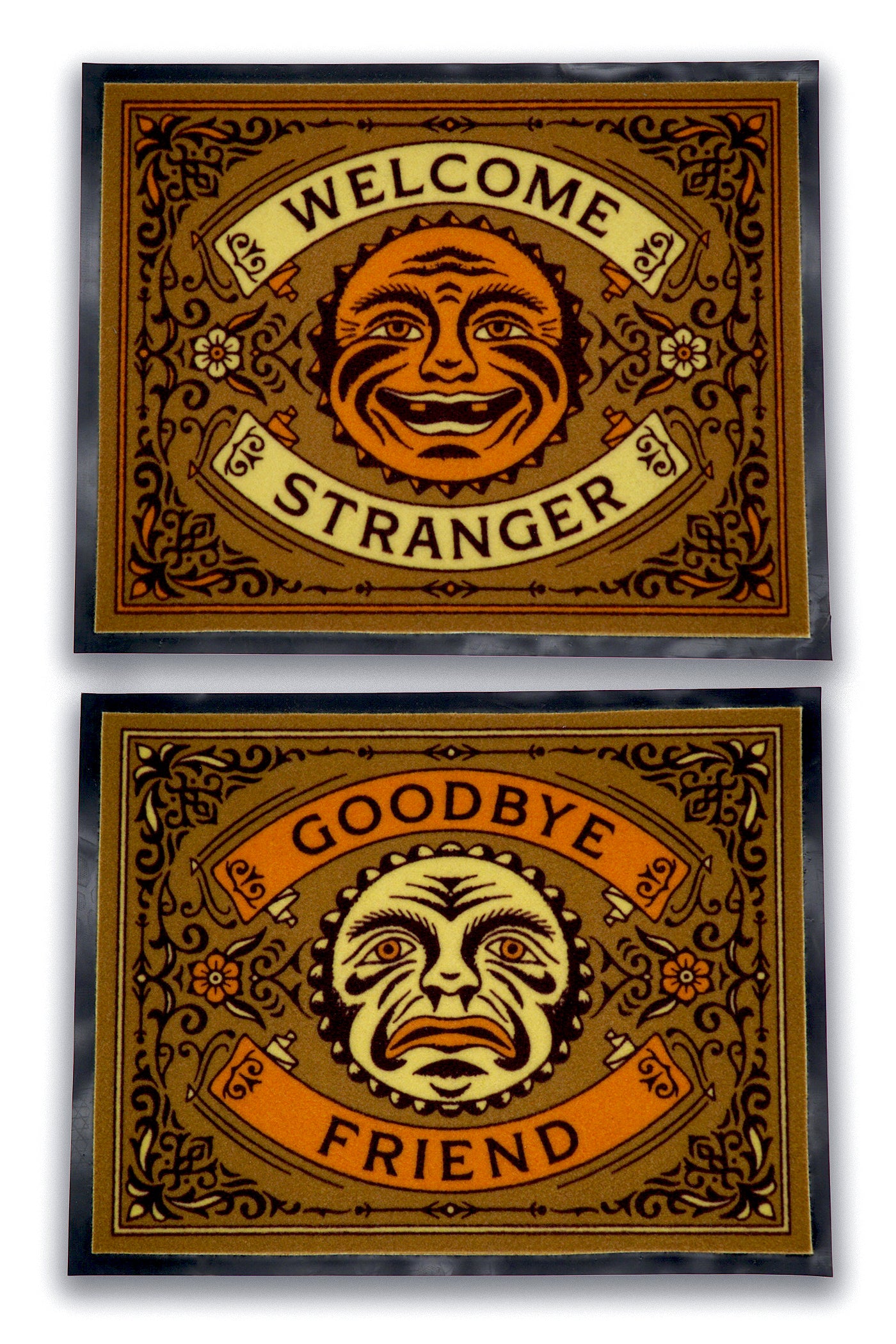 WELCOME STRANGER DOORMAT SET – Yellow Beak Press