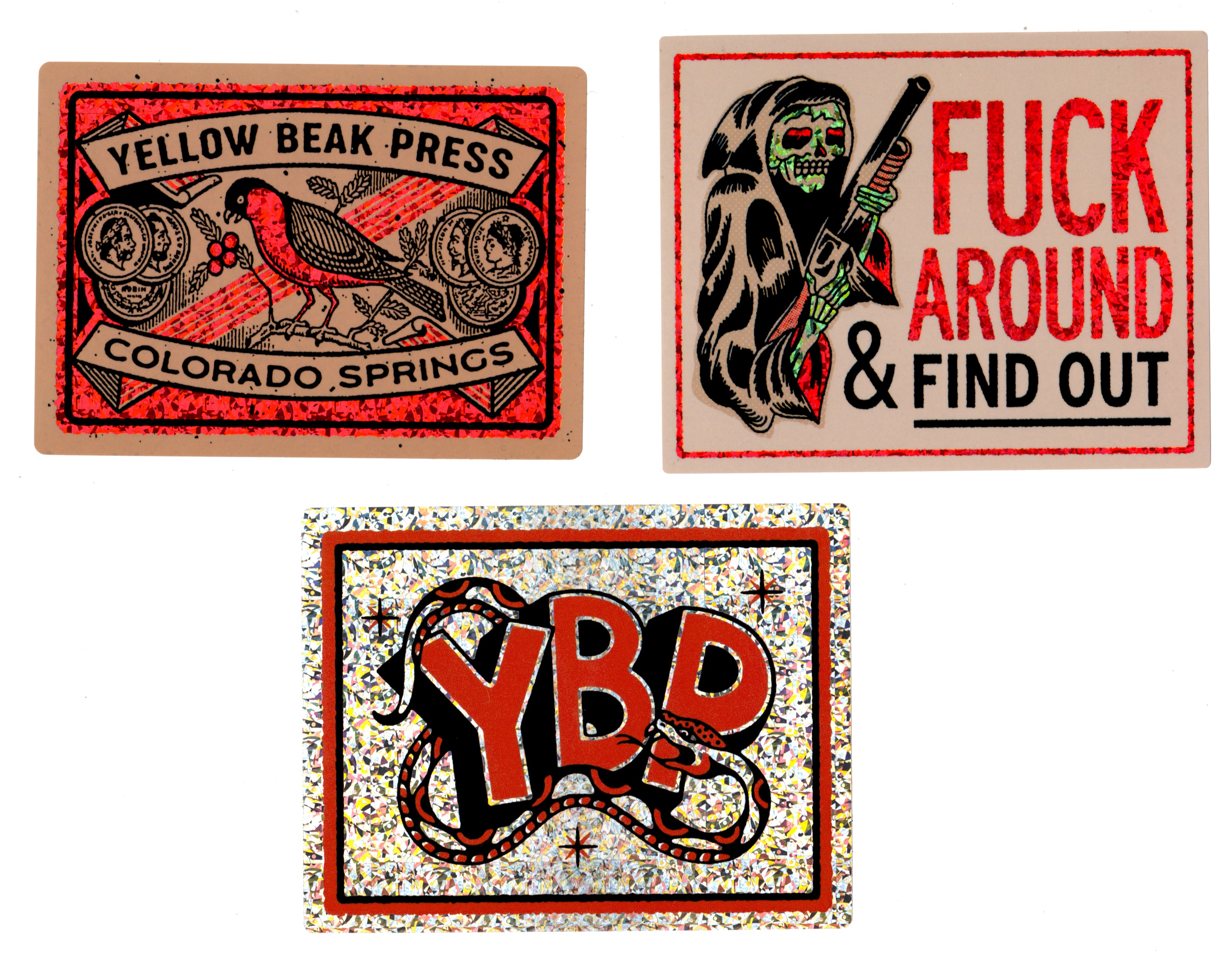 YBP Sticker Pack – Yellow Beak Press