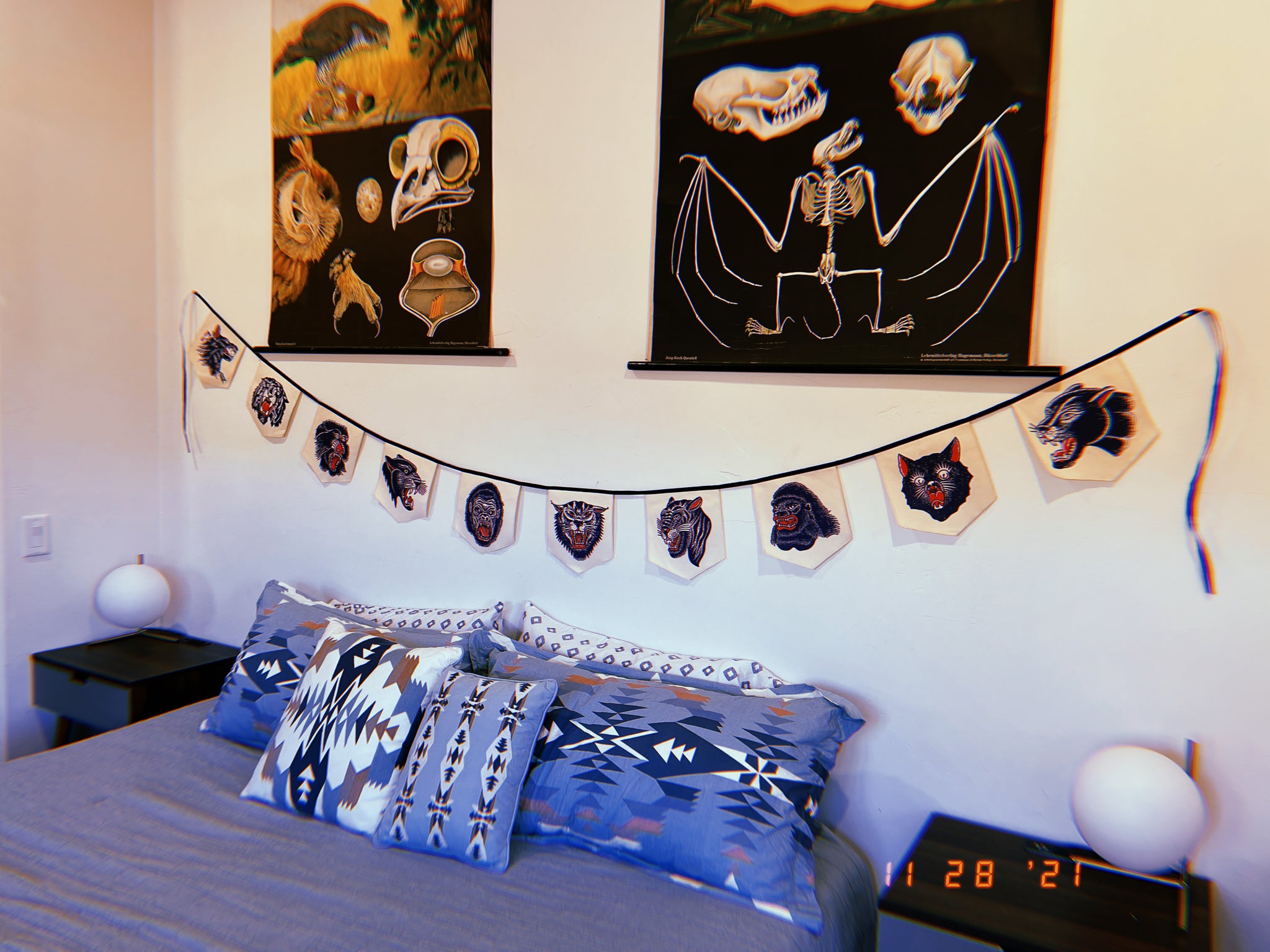 Animal Head String Flag #1 – Yellow Beak Press