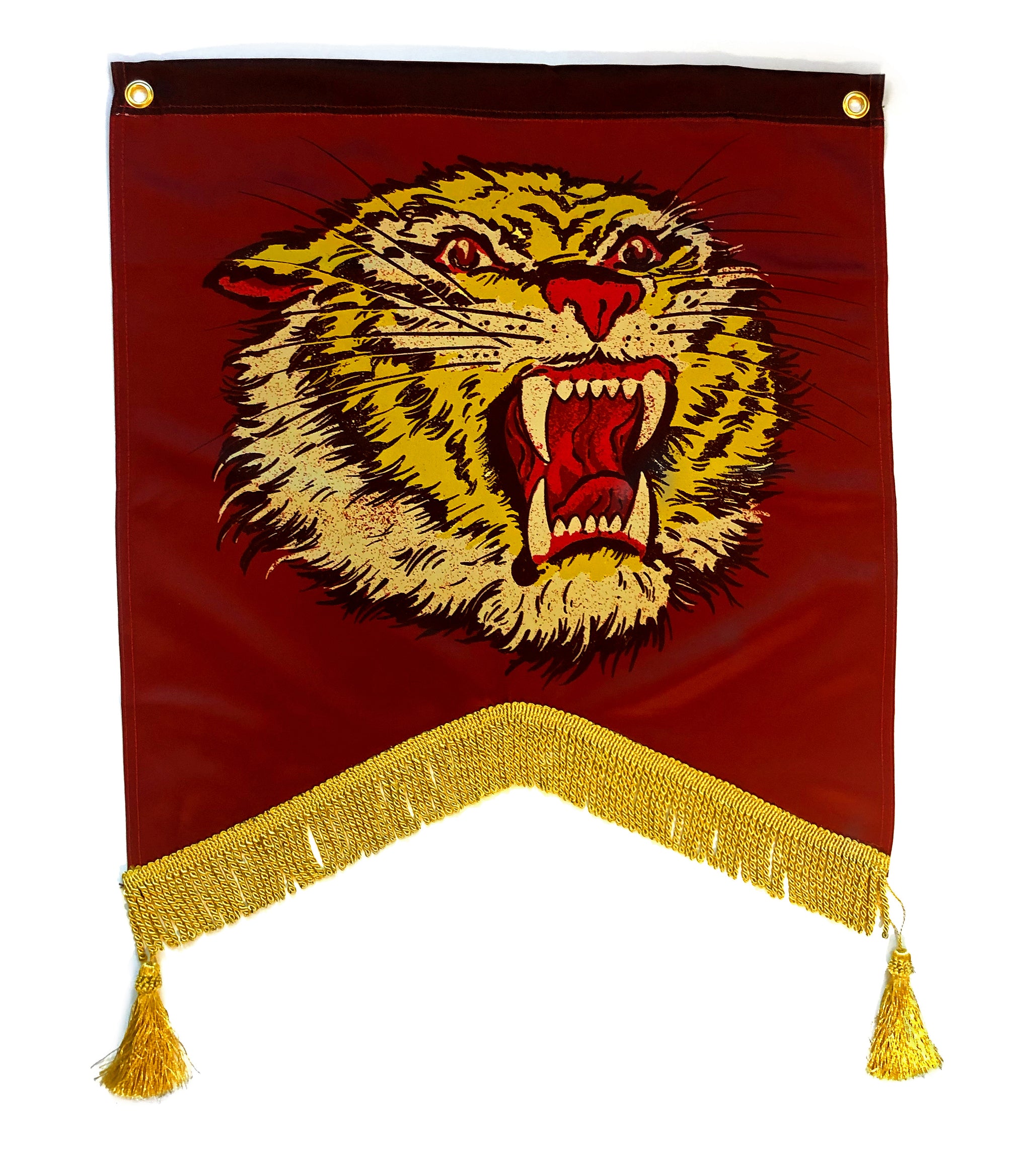 Tiger Head Banner – Yellow Beak Press