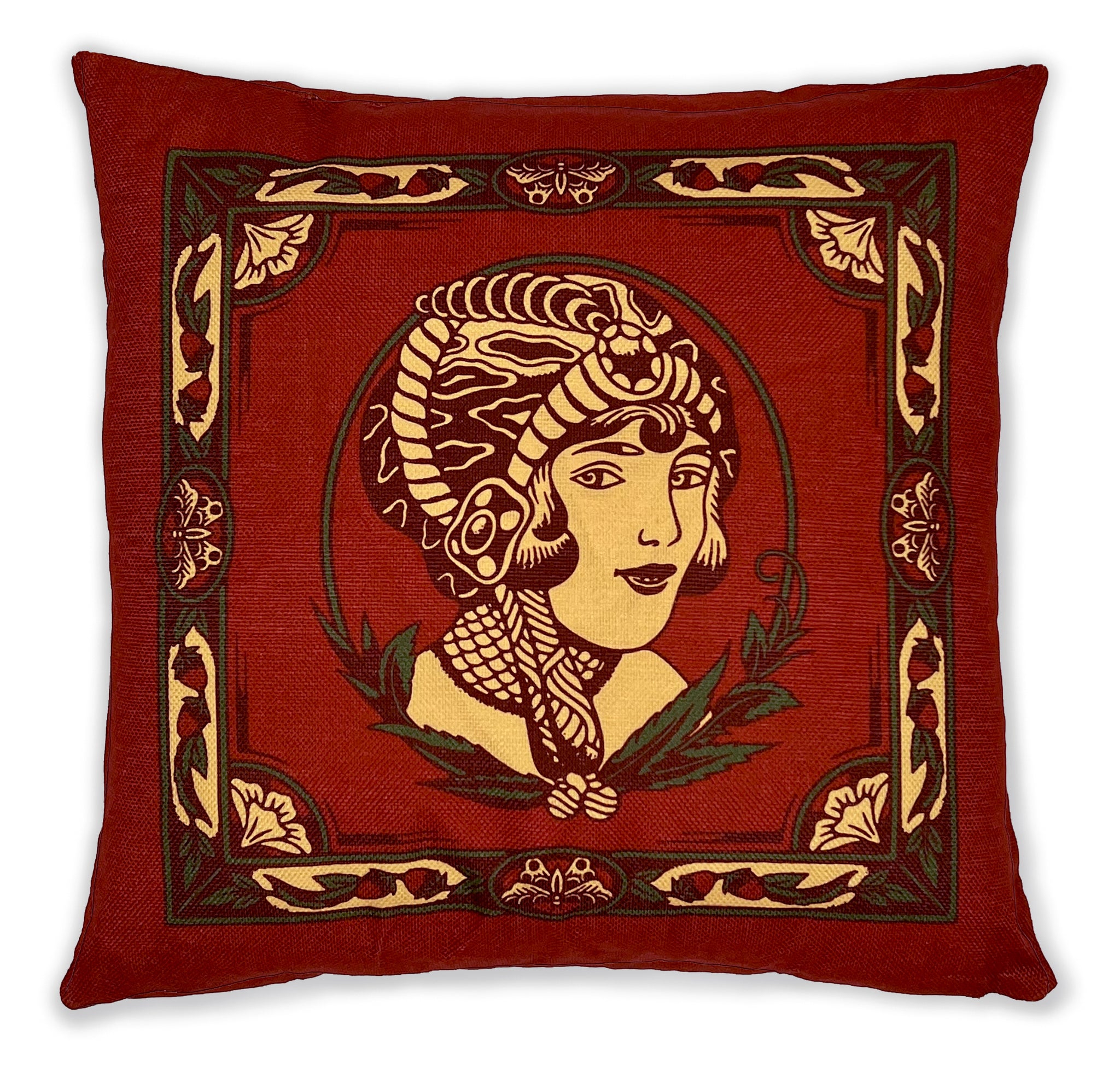 Waters Lady Head Pillow – Yellow Beak Press